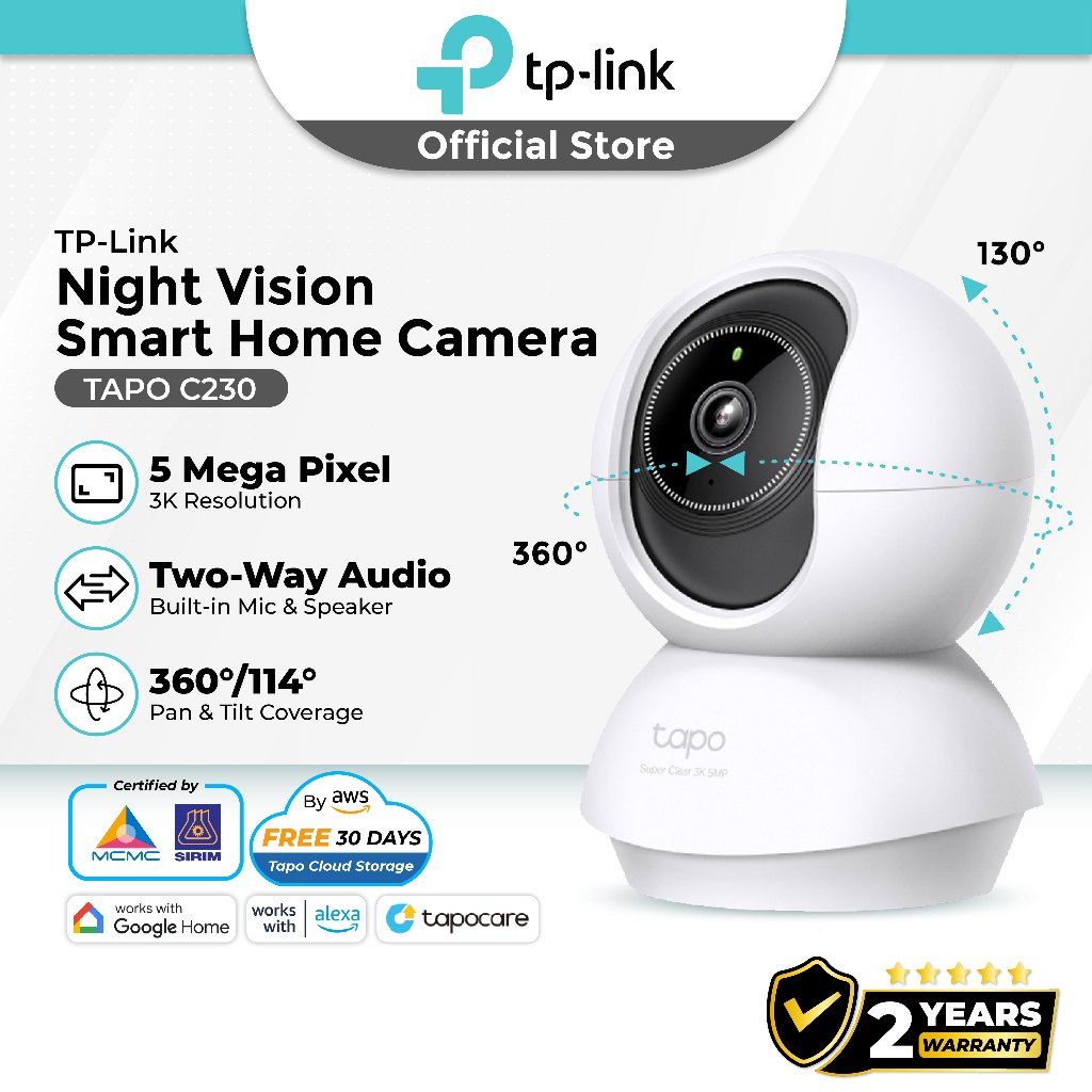 TP-Link Tapo C230 3K 5MP Ai Smart WiFi CCTV Camera | Smart AI Detection ...