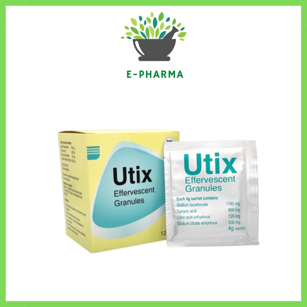 UTIX Effervescent Granules 4g x 10 sachets - For Urinary Tract ...