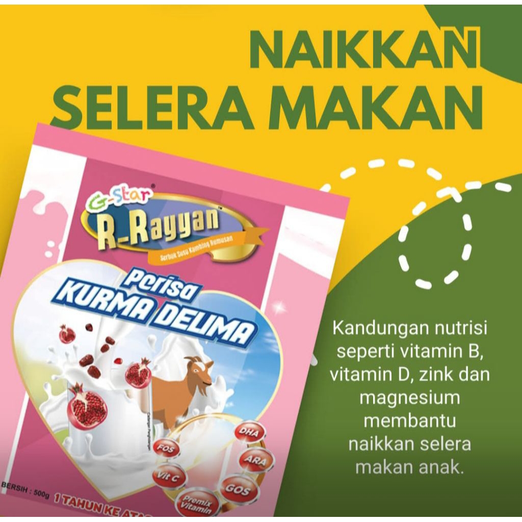 ORI HQ 💯 SUSU KAMBING R-RAYYAN 1 TAHUN KE ATAS KURMA DELIMA TAMBAH ...