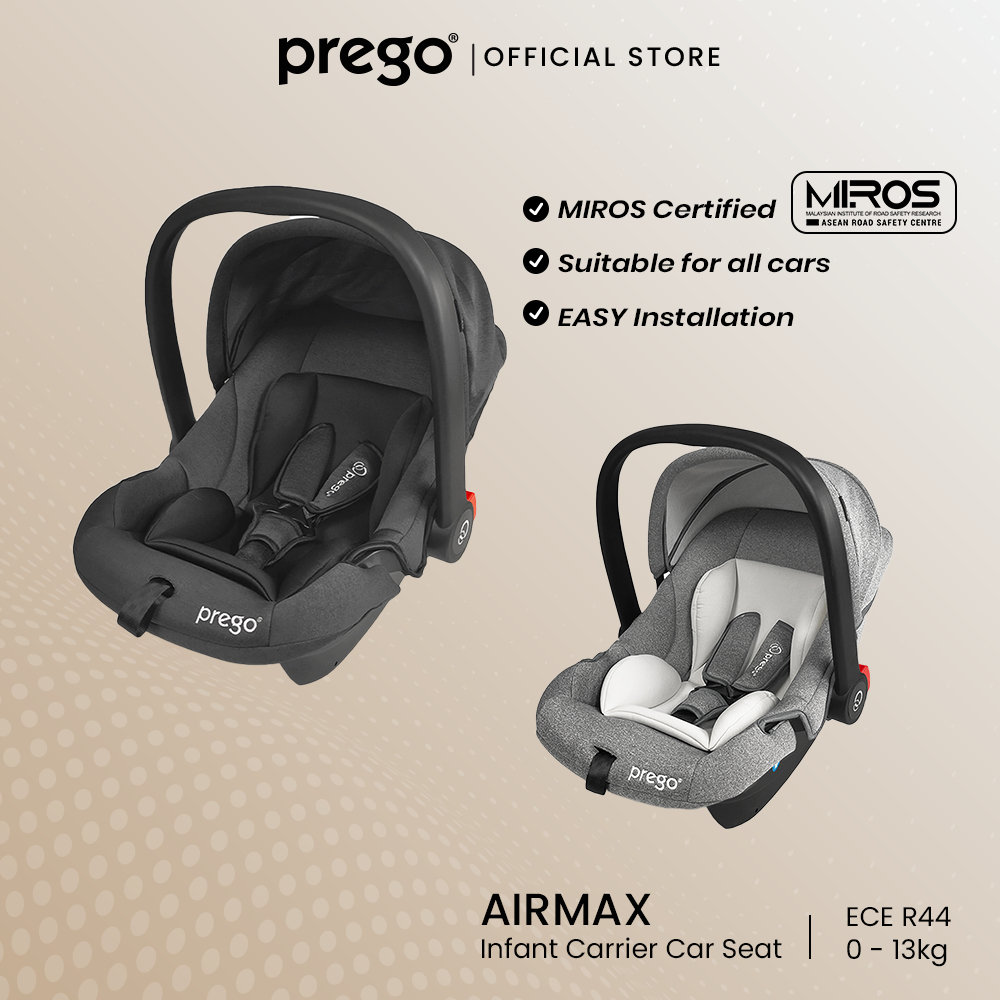 Prego Baby Airmax Infant Portable Car Seat Carrier 0-13kg Kerusi ...