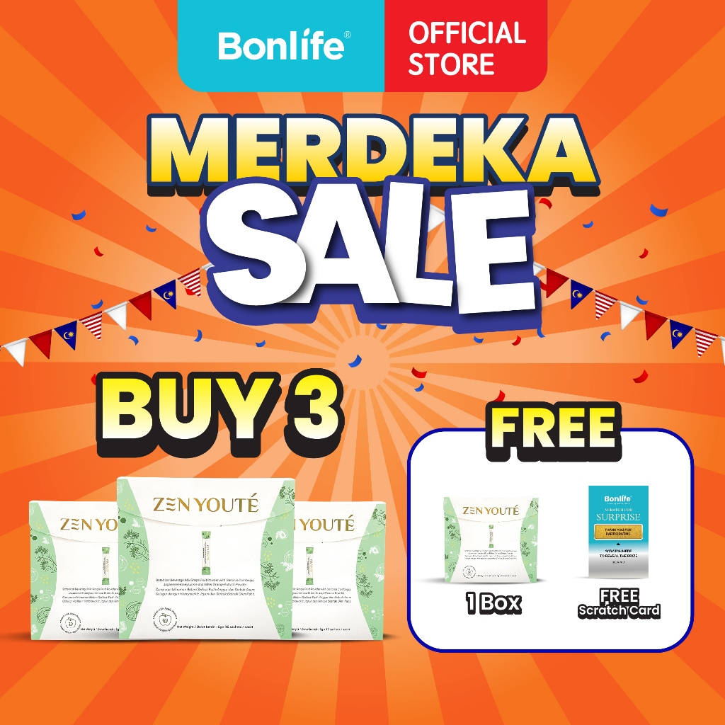 Bonlife Zen Youte Slim & Young Weight Loss Burn Fat Detox 排毒减肥王 (5g x 15 Sachets) | Shopee Malaysia