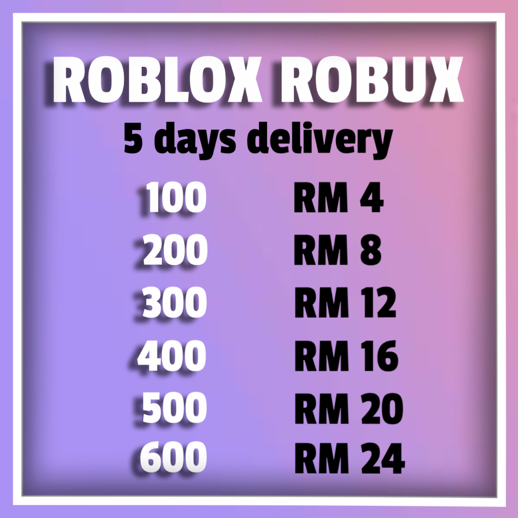 Top Up Robox All Amount - PC GameRoblox Robux All Amount - PC Game ...
