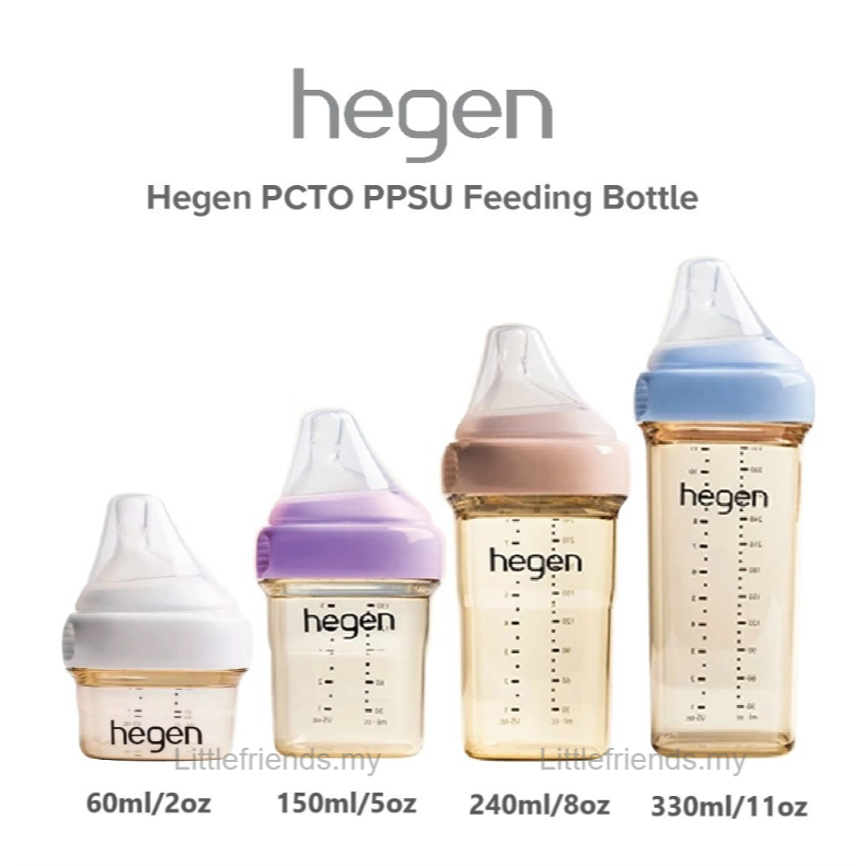 Hegen PCTO Feeding Bottle PPSU 5OZ 8OZ 11OZ / 150ML 240ML 330ML Nursing Bottle Drinking Bottle ...