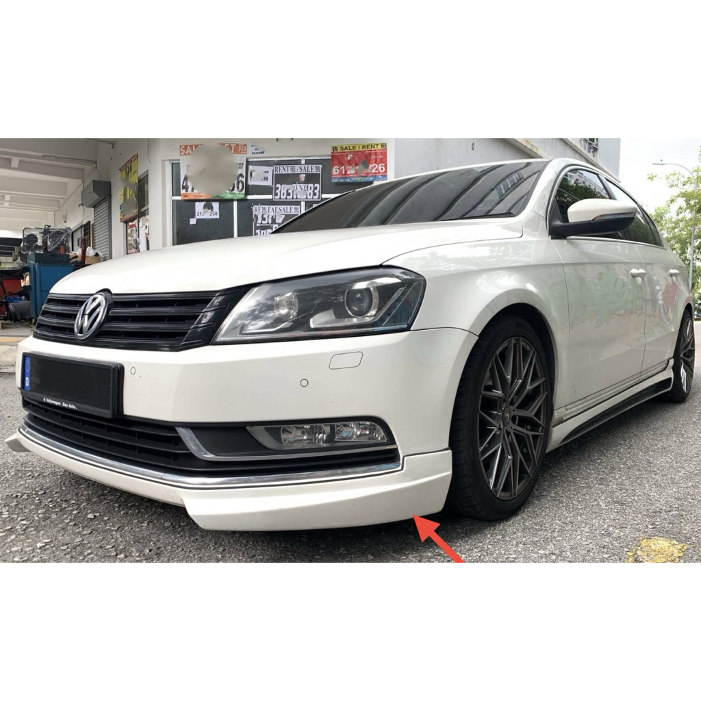 Volkswagen Passat B7 FRONT SKIRT Sportivo Bodykit SkirtingPU NO PAINT ...