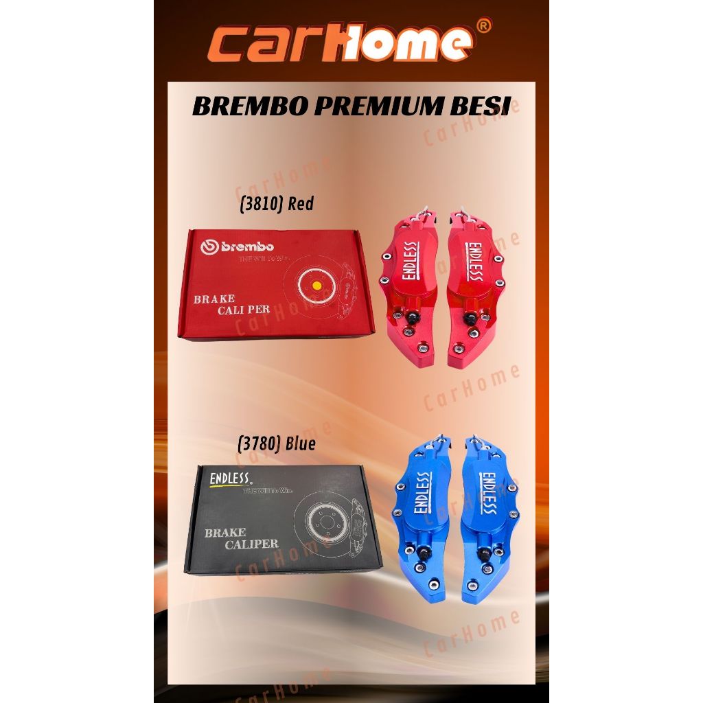 Endless Steel Universal Disc Brake Caliper Cover Brake Cover Alloy ...