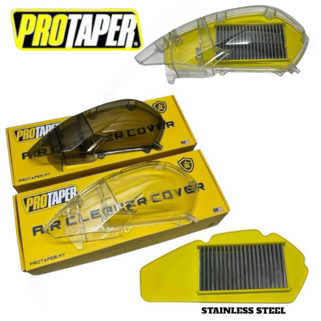 PROTAPER NVX155 V1 RACING AIR FILTER COVER + STAINLESS STEEL FILTER SET ...