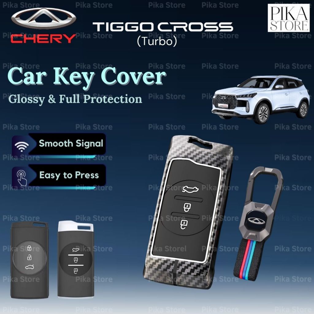 Chery Tiggo Cross Key Cover Carbon Steel Car Key Holder Case Tiggo ...