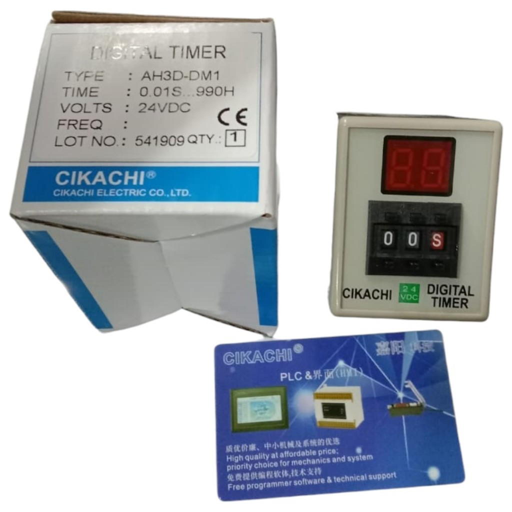 CIKACHI DIGITAL TIMER AH3D-DM1 240VAC SINGLE CONTACT , AH3D-DM1 24VDC ...