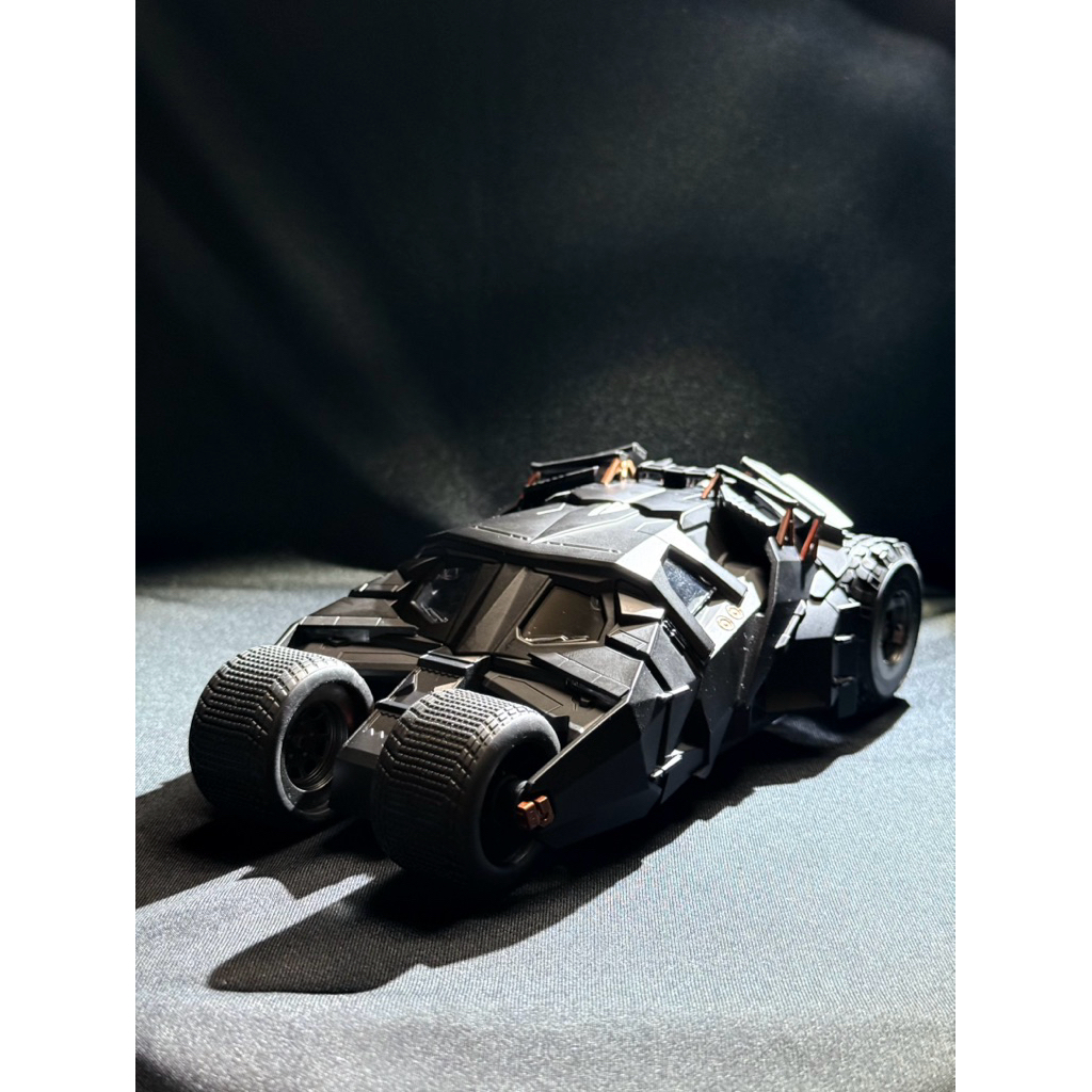 20CM 1/24 SCALE BATMAN BATMOBILE TUMBLER SUPERCAR ALLOY METAL LED DC ...