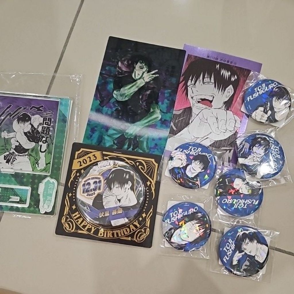 Jujutsu Kaisen JJK Toji Postcard Standee Badge Set | Shopee Malaysia