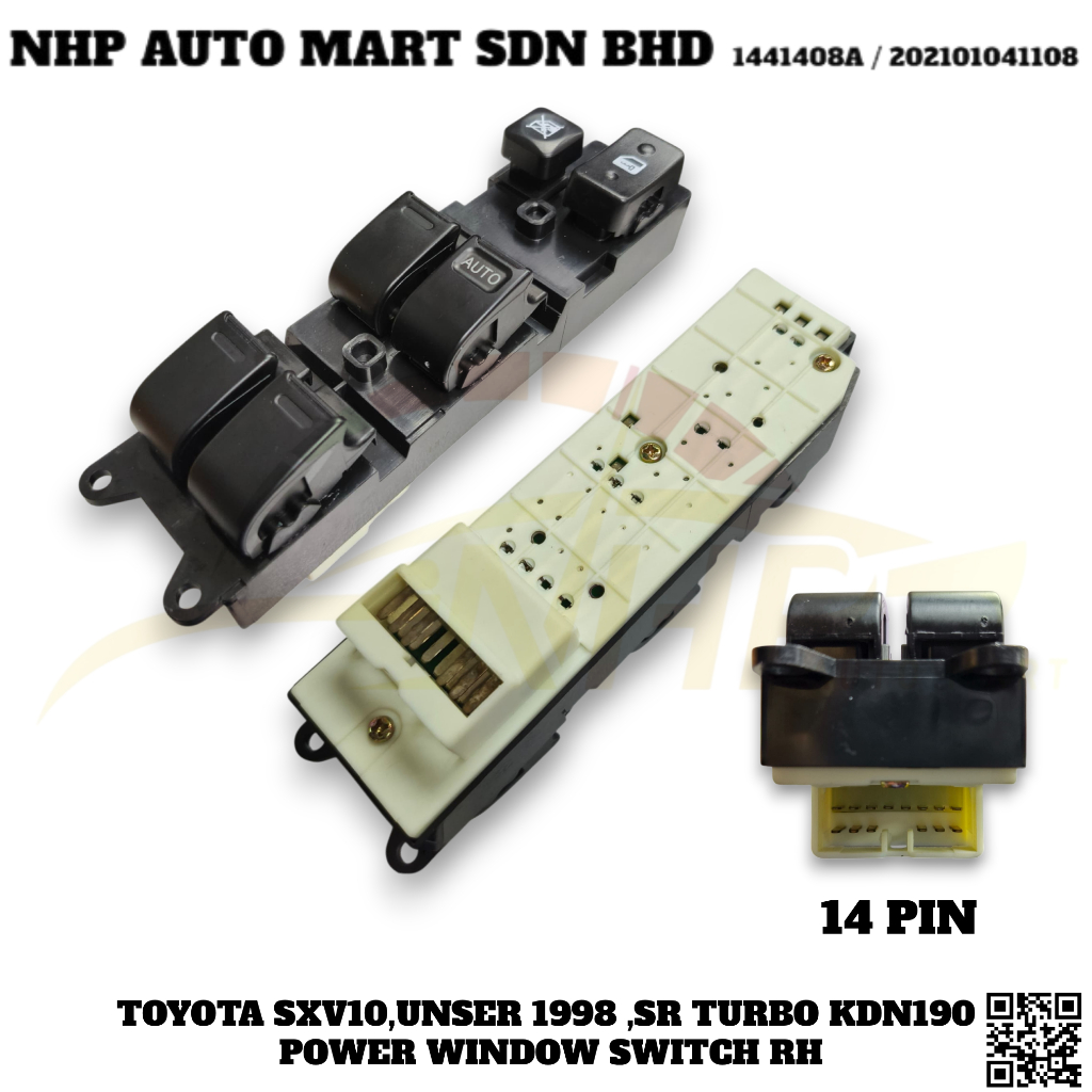 BARANG BARU Toyota Unser 1998 / 2003 Power Window Main Switch (China ...