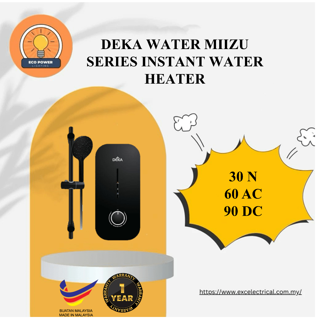 DEKA WATER MIIZU SERIES INSTANT WATER HEATER | Shopee Malaysia