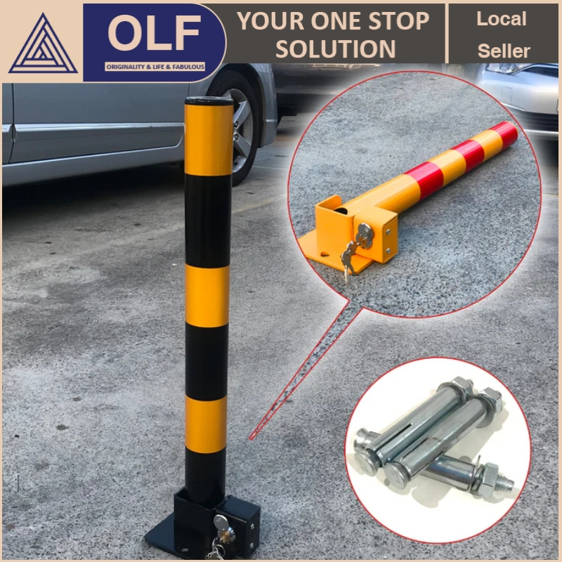 Safety Parking Barrier Post Traffic Parking Blocker Driveway Blocker ...