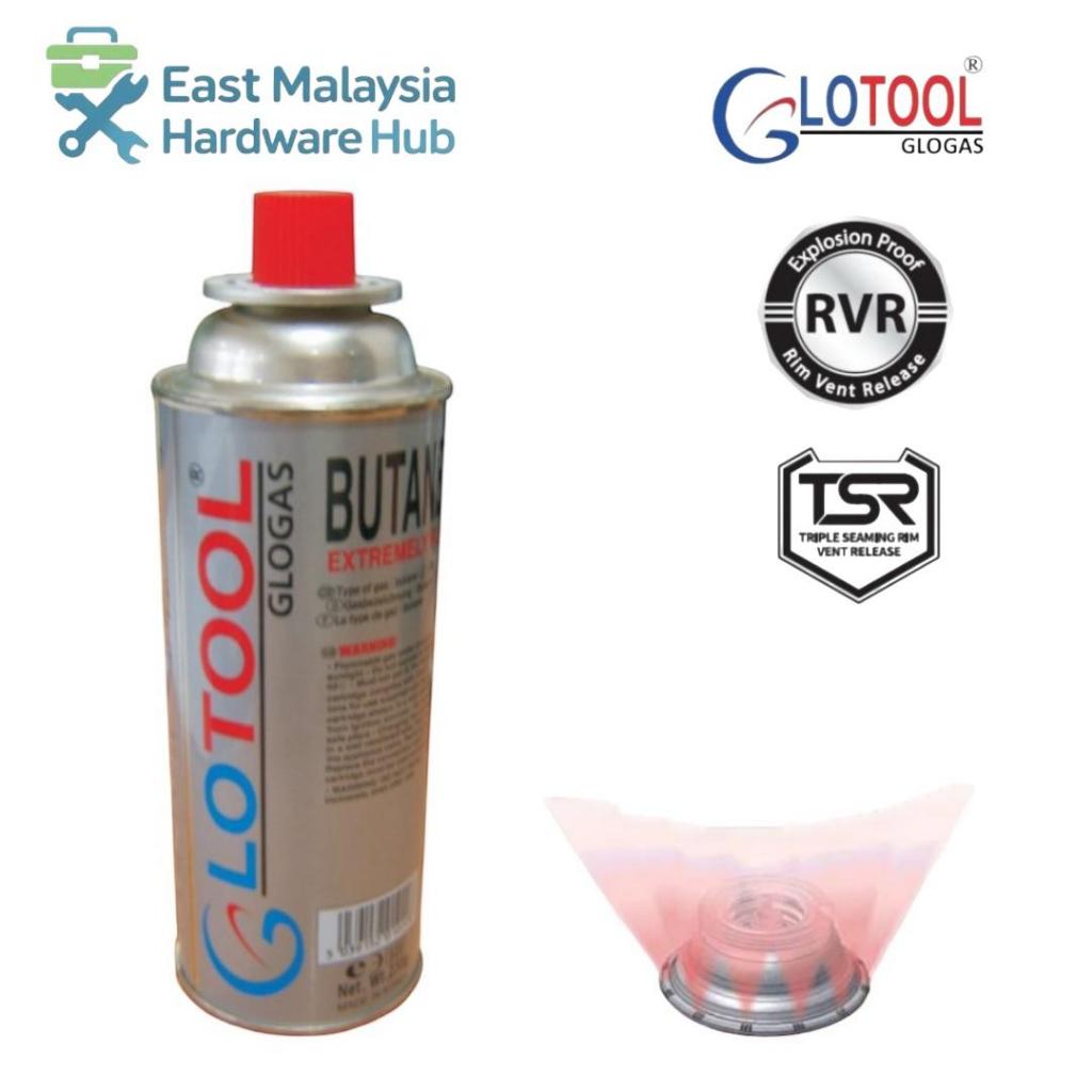 Glotool Butane Gas Cartridge 230g, TSR Triple Seamed Rim & RVR Vent ...