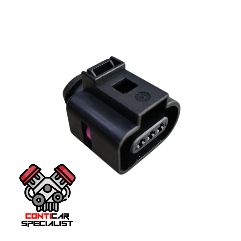 1J0973703 (3PIN) SOCKET HOUSING FOR VW AUDI OIL LEVEL SENSOR CRANKSHAFT ...