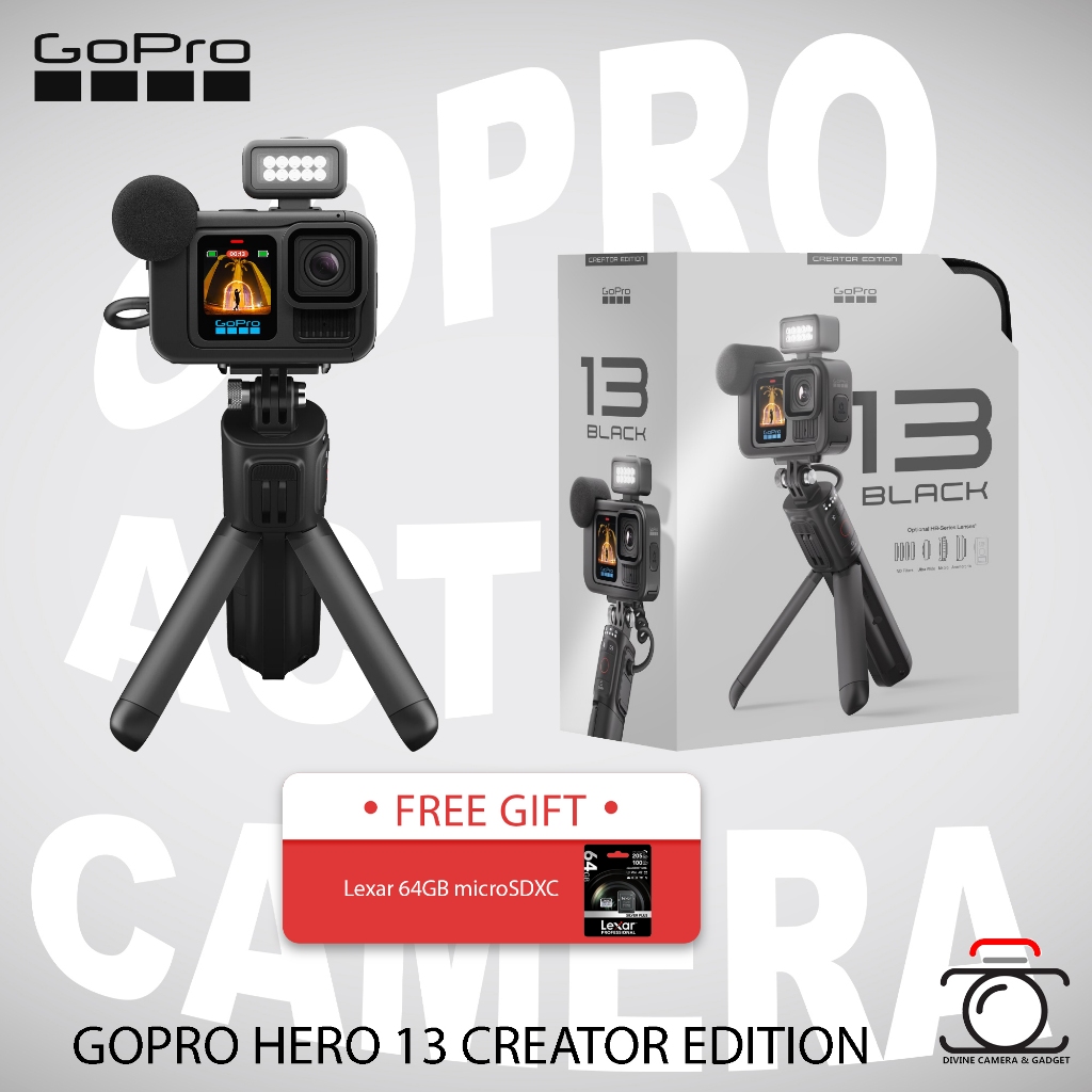 GoPro HERO13 Black Creator Edition | Shopee Malaysia