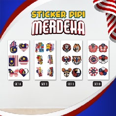 Stiker Pipi Merdeka 6pcs Tranparent | Shopee Malaysia