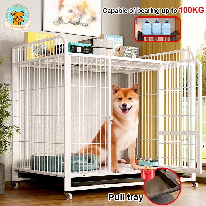 Ready Stock Dog Cage Large Storage Rack Dog Cage Bold Metal Free Space ...