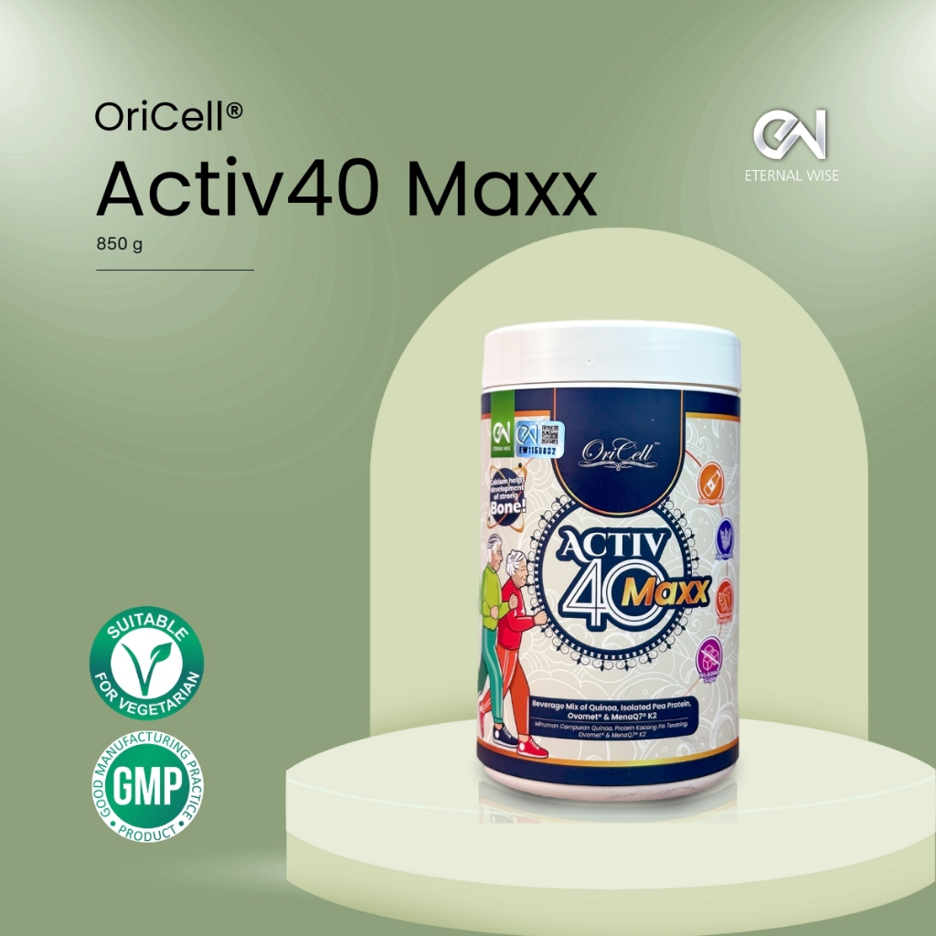 OriCell Activ40 Maxx (850g) - Khasiat Quinoa, Protein Kacang Pis ...