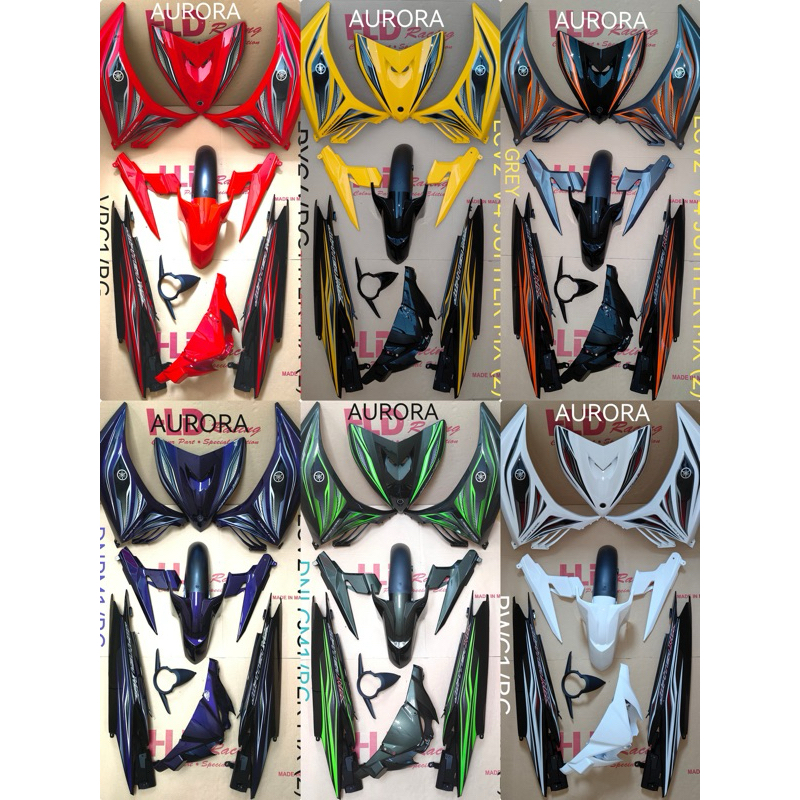Coverset Cover set tanam (HLD Racing) yamaha lc135 v2 v3 v4 v5 v6 v7 ...