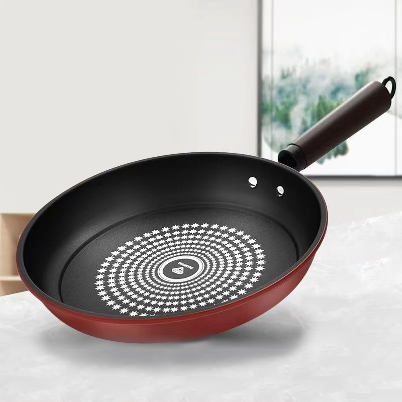 Non-stick Diamond Frying Pan Kitchen Iron Frying Pan for Gas Stove ...