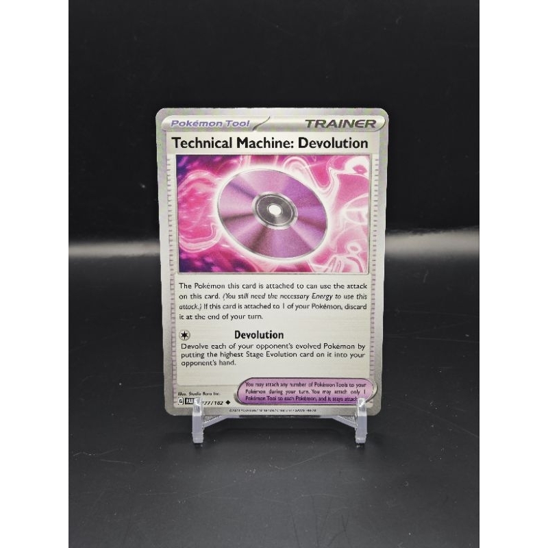 Technical Machine: Devolution 177/182 Paradox Rift (Trainer Pokémon ...