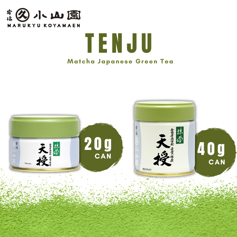 Matcha Marukyu Koyamaen TENJU 20g 40g Can Japanese Matcha Powdered Green Tea Tenjjyu | Shopee ...