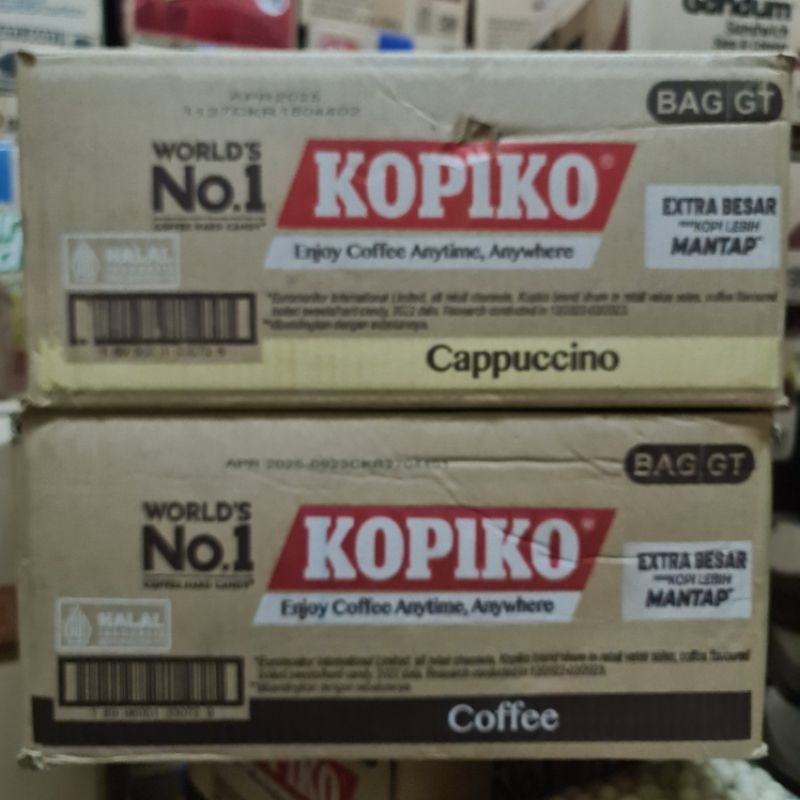 Permen Kopiko Coffee,Cappucinno Extra Besar Harga Dus isi 24Bungkus@175g. | Shopee Malaysia