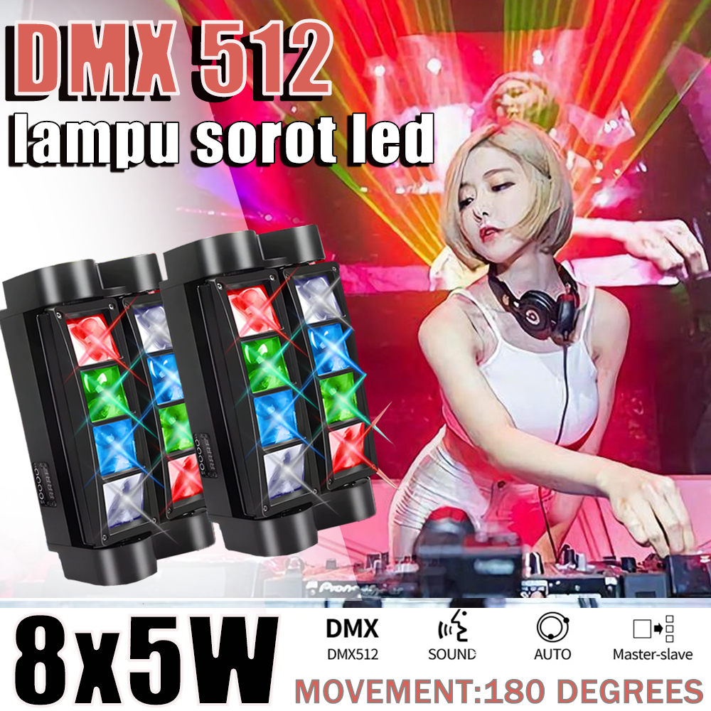 DMX-512 Control Disco Light Spider lamp rgbw lampu party Spider led ...