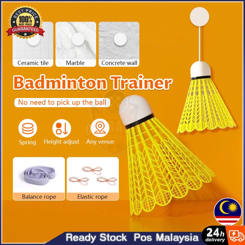 Automatic Rebound Badminton Single Person Player Trainer Indoor Game ...