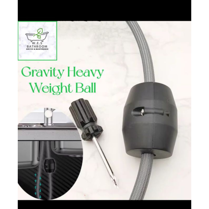 Weight Ball Black For Replacement Heavy Kitchen Faucet Hose | Shopee ...