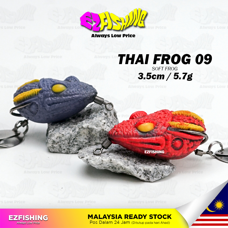 EZF Thai Frog 09 | 3.5cm 5.7g | Thailand Soft frog Umpan Tiruan Katak ...