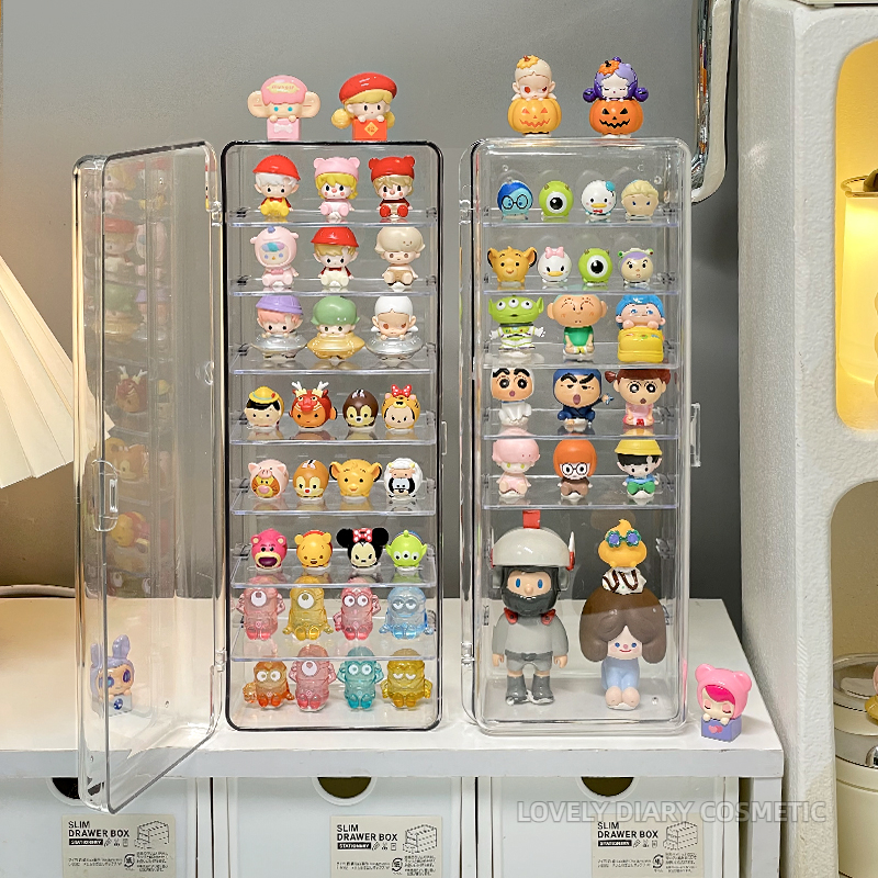 Pop Bean Display Storage Box Organizer Transparent Large Capacity ...