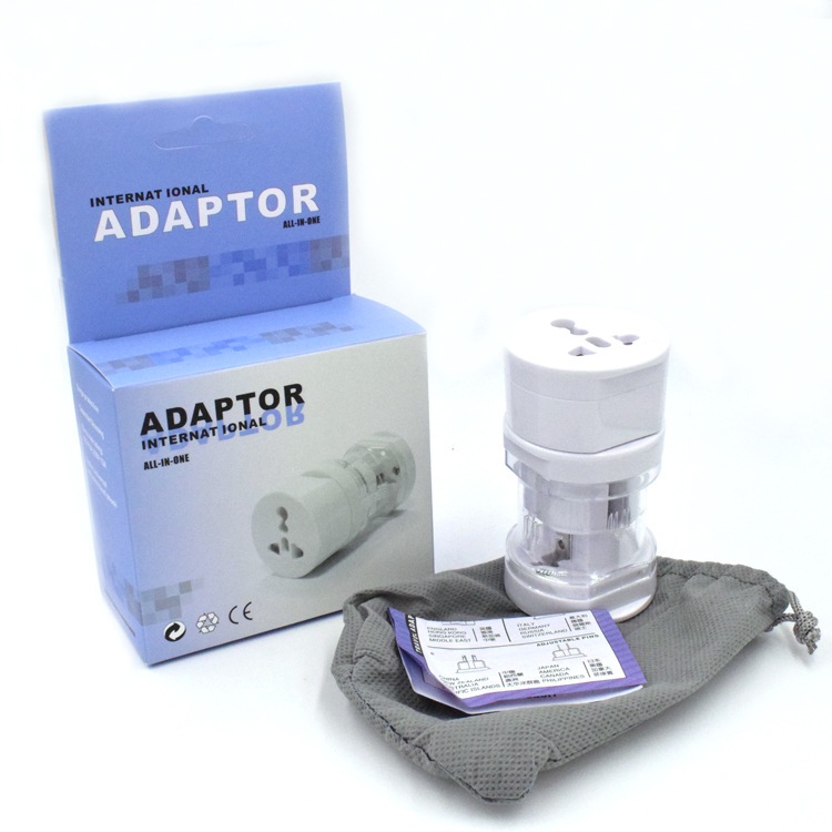 All in One International Global Universal International Adapter Round ...