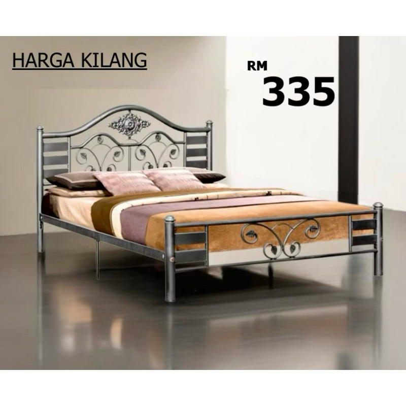 Heavy Duty Queen Metal Bed Frame [1 unit 1 order] Superbase/Double Bed ...