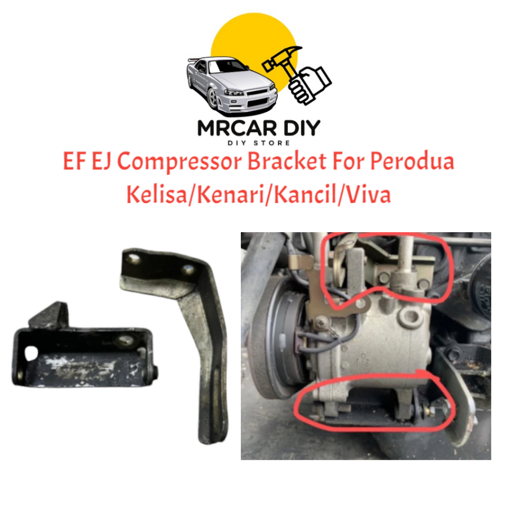 Kancil Kelisa Viva Kenari Myvi 1.0 DENSO Aircond Compressor Bracket ...