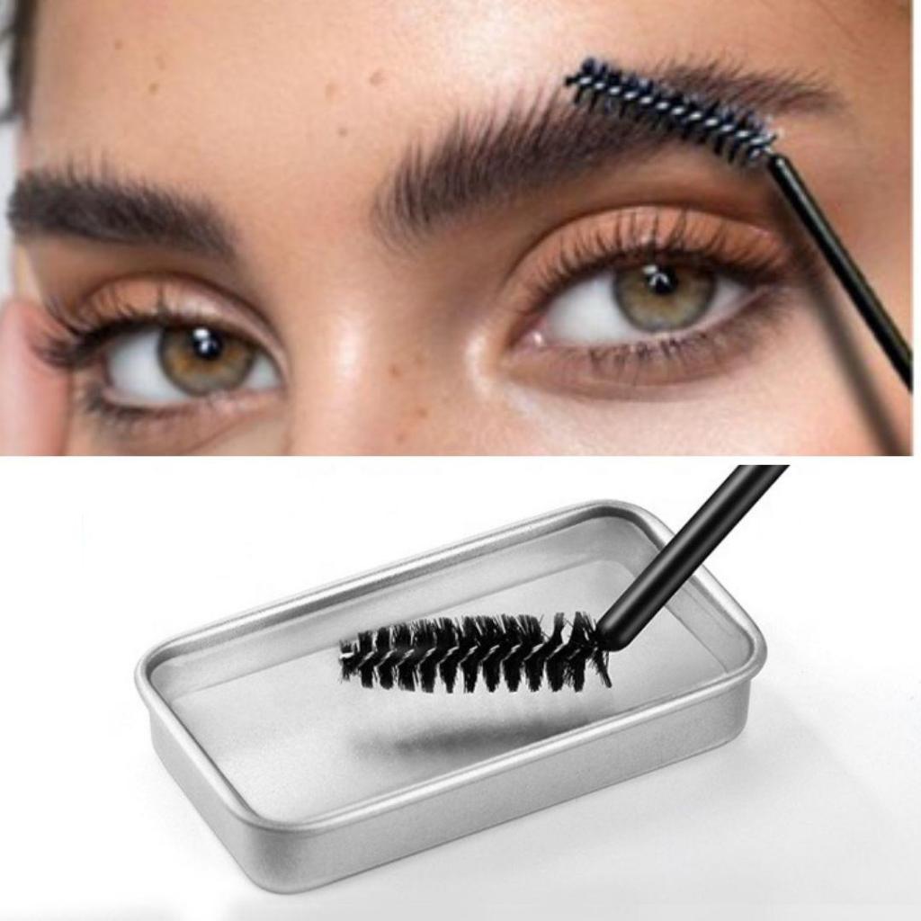 Eyebrow Soap Wax with Brush,Waterproof Brows Styling Soap Eyebrow Gel ...