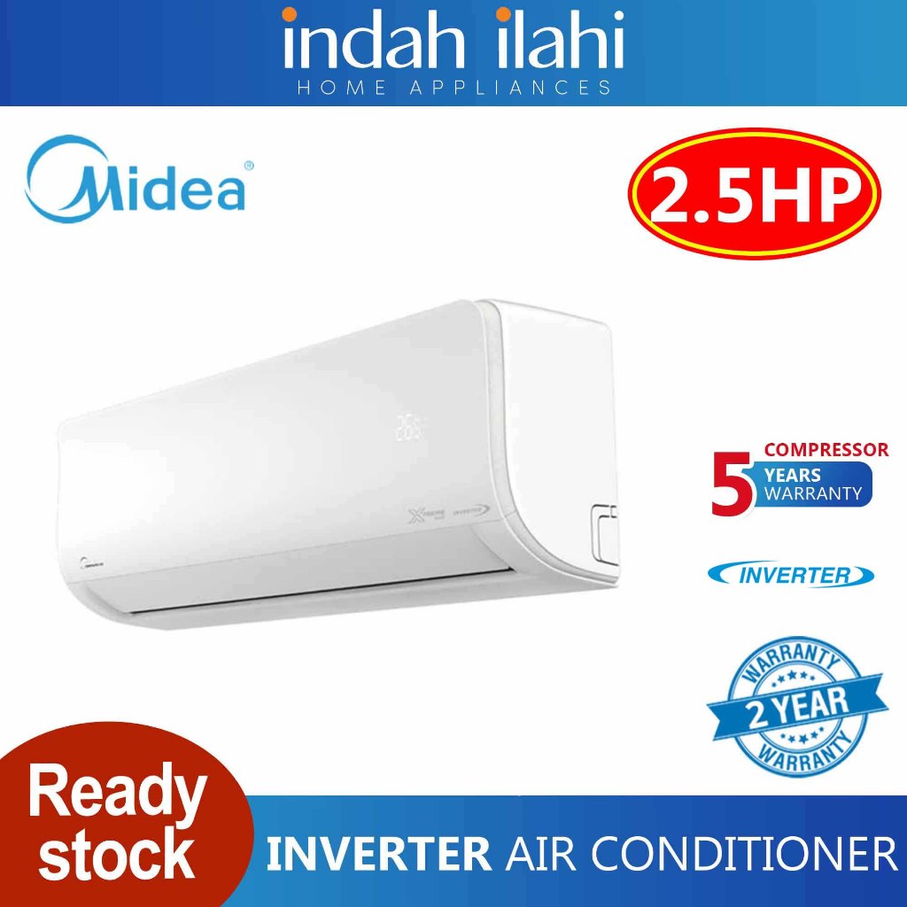 Midea 2.5HP Split Wall Mounted Type Air-Cond IV Xtreme MSXS-25CRDN8 ...