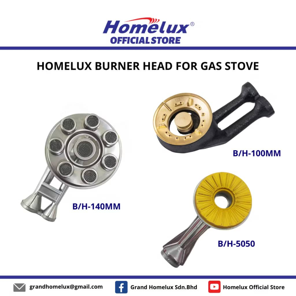 Homelux 1pcs Burner Head for Gas Stove / Tungku dapur / Sparepart Dapur ...