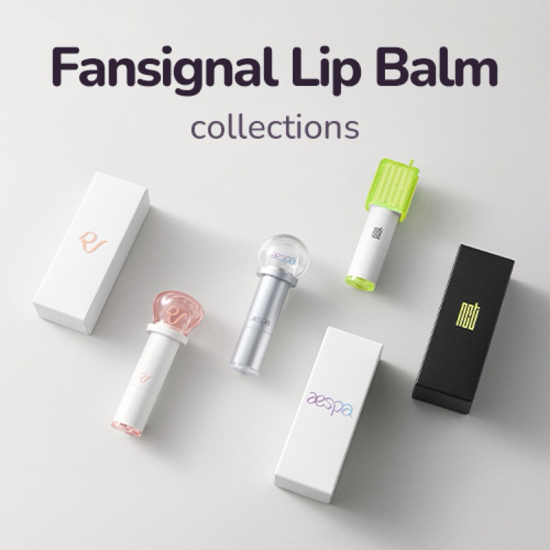 Pre-Order | SM Artist Official Fansignal Lip Balm (Red Velvet/NCT/aespa ...