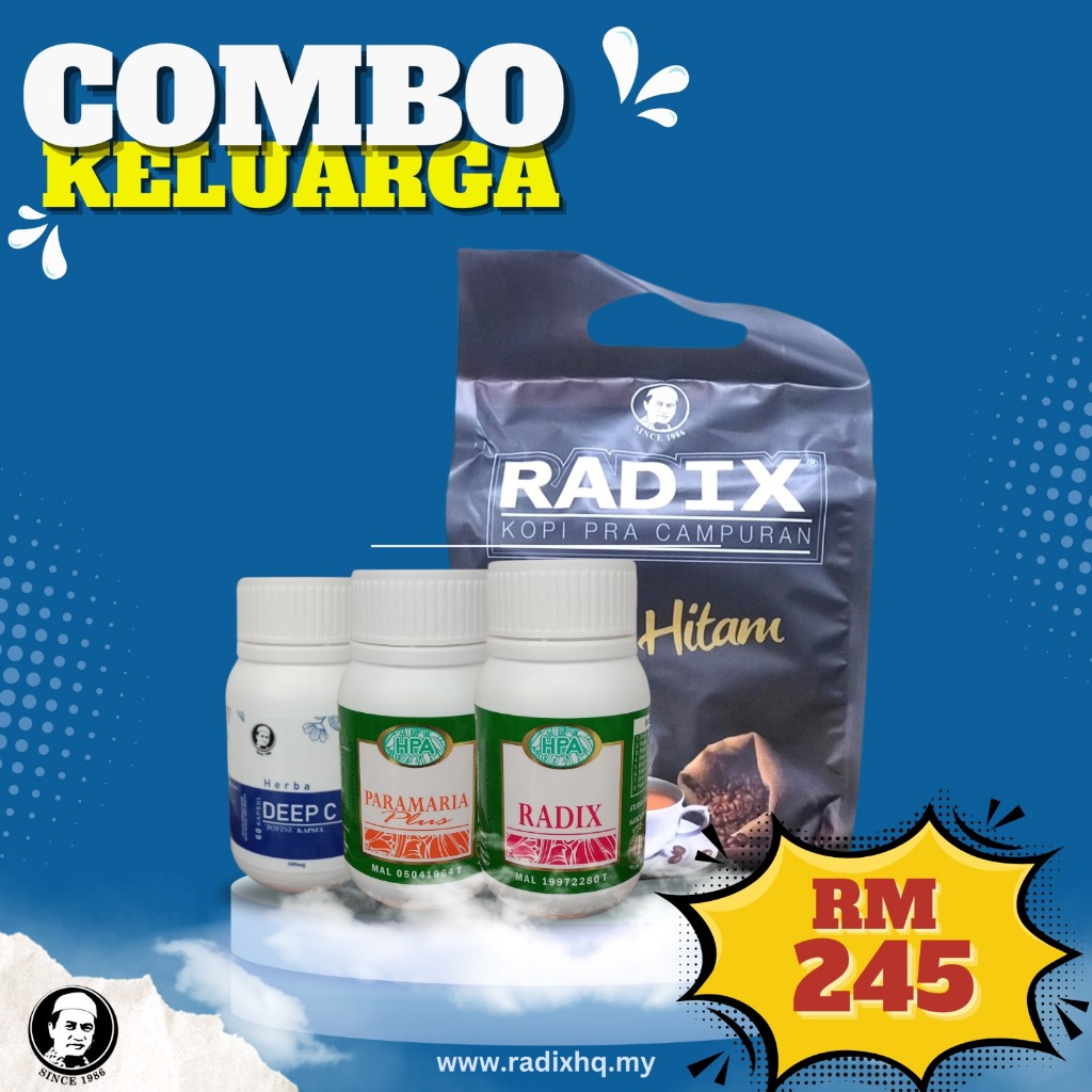 KOMBO KOPI KUNYIT HITAM+ RADIX+PARAMARIA+DEEP C ( KAPSUL ) | Shopee Malaysia