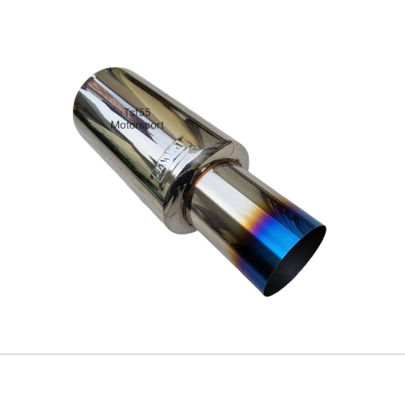 Hks Hi-Power JASMACar Exhaust Pipe Straight Flow Sport Muffler Tabung ...