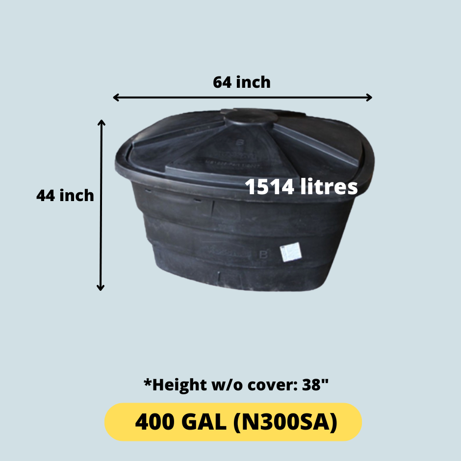 Polytank Poly Tank KOSSAN 400GAL (N300SA) PE POLY SQUARE WATER TANK ...