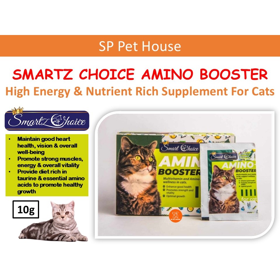 Smart Choice Amino Booster For Cats 10g / Mutltivitamin & Amino Acids ...