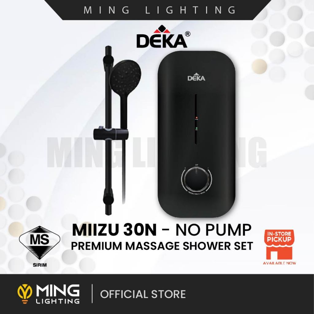 (Sirim) Deka Instant Water Heater MIIZU 30N No Pump Hot Cool Massage ...