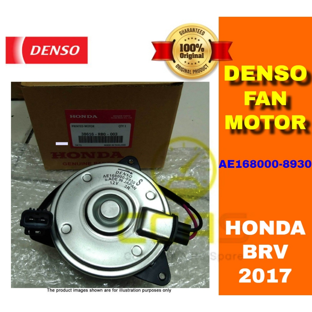 (100% ORIGINAL) DENSO HONDA BRV YEAR 2017 RADIATOR FAN MOTOR (->)(8790/ ...