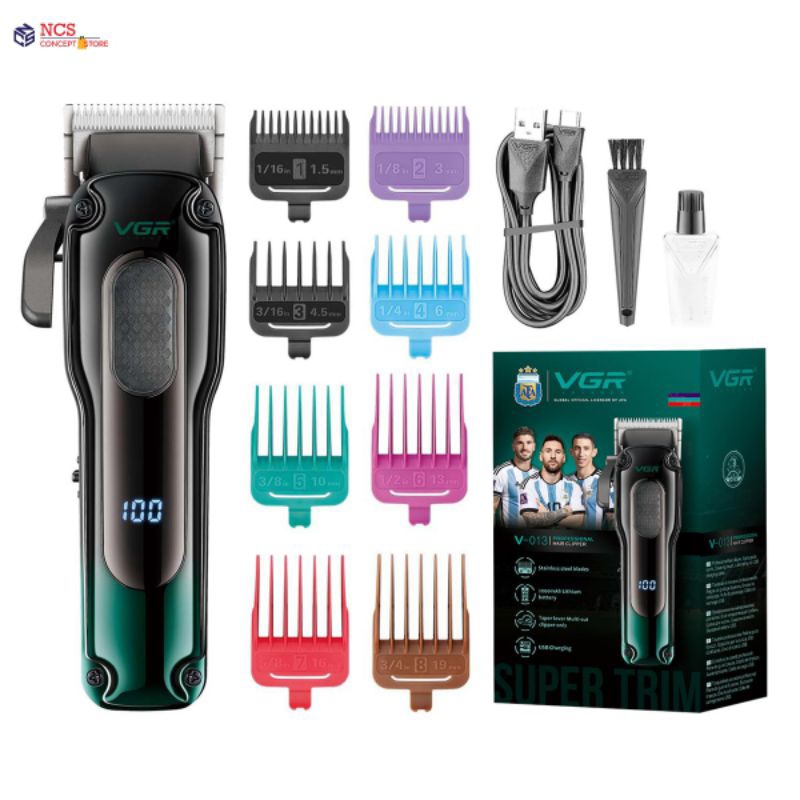 [NEW MODEL] VGR V-013 Professional Hair Clipper LED Display 200 Minutes ...