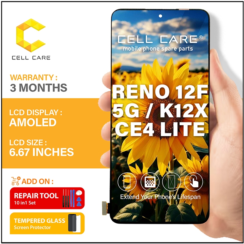 LCD Screen Display Compatible For RENO 12F 5G / OPPO K12X / ONEPLUS ...