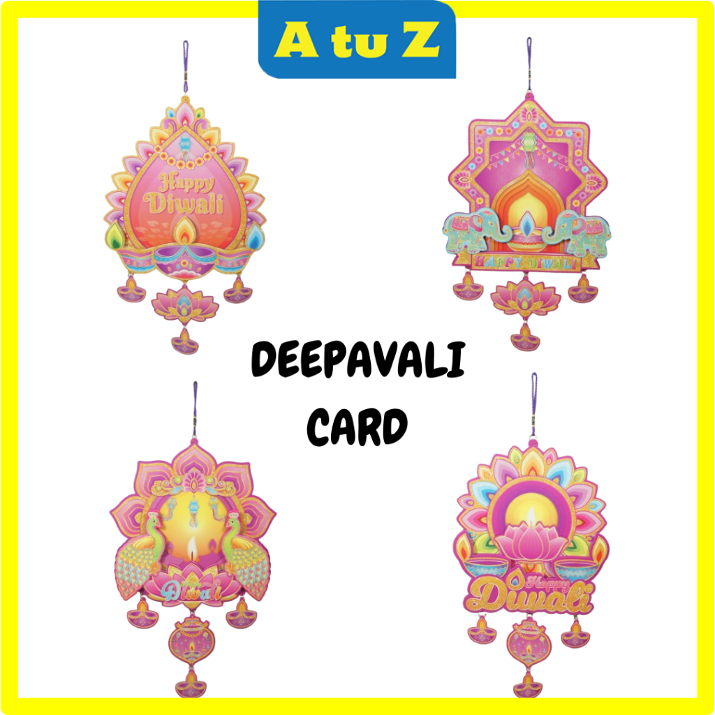 AtuZ Deepavali Card 20cm,30cm,40cm/Deepavali Tinsel/ReadyStock ...