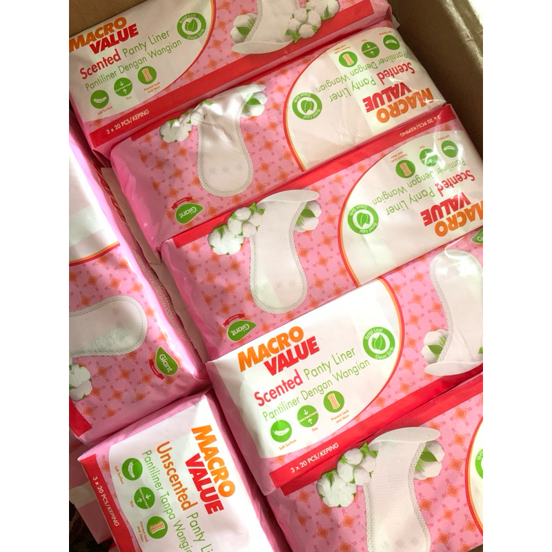 ‼️Murah Jimat 🔥 Unscented Pantyliner - Brand Giant Macro Value | Shopee ...